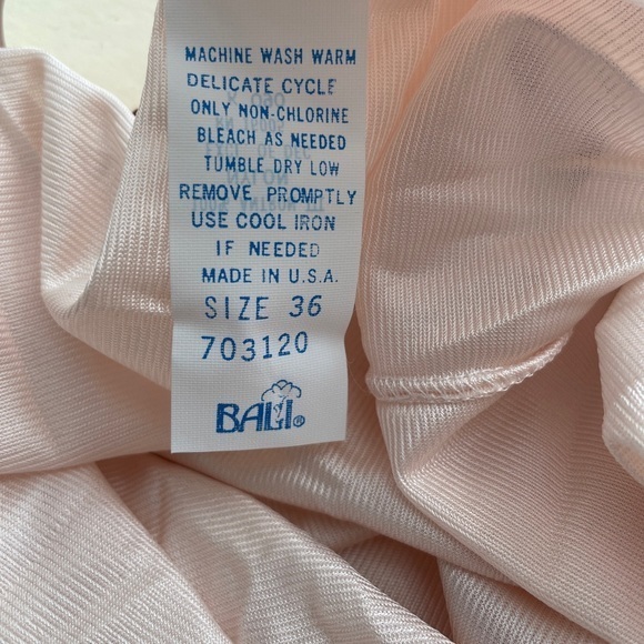 Bali | Intimates & Sleepwear | Vintage Bali Lace Slip Dress Knee Length ...